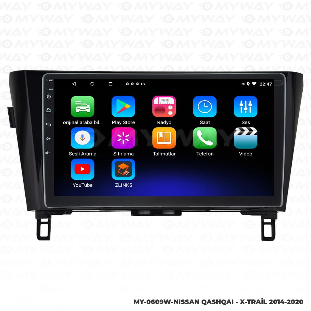 NİSSAN X-TRAİL ANDROİD 12 MULTİMEDYA CARPLAY 2GB RAM+32GB HDD 2014-2020 ...